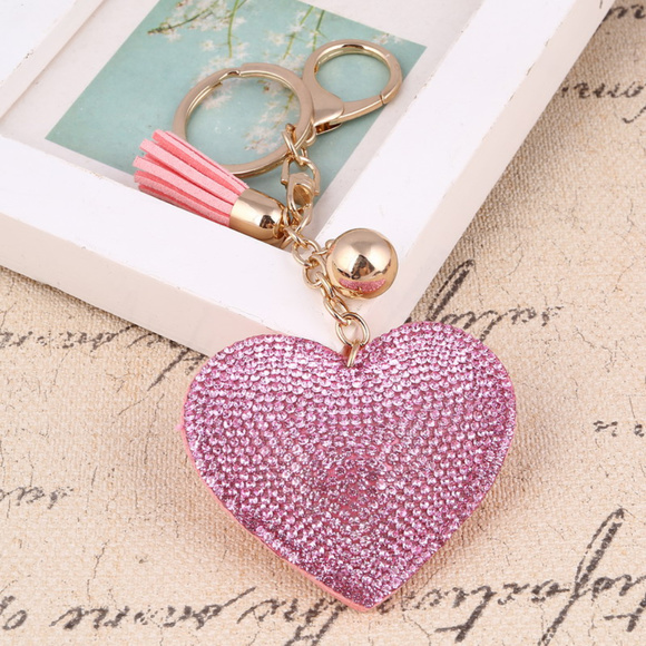 Accessories | Heart Key Chain Bag Charm | Poshmark
